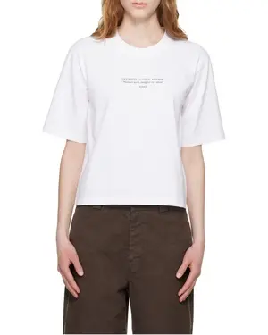 Off-White Made On Earth, Designed On A Plane" T-shirt - White