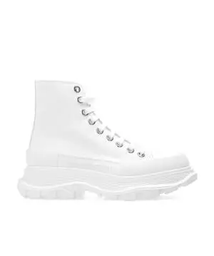 Alexander McQueen Tread Slick Boots - White