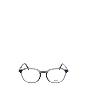 Zegna Rectangular Eyeglasses - White