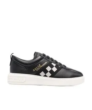 Bally Check-print Low-top Sneakers