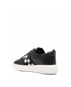 Bally Check-print Low-top Sneakers