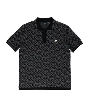 Moose Knuckles Short Sleeve Polo Shirt