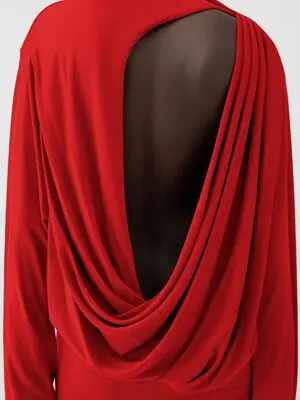 Jacquemus La Robe Mistral Draped Mini Dress - Red