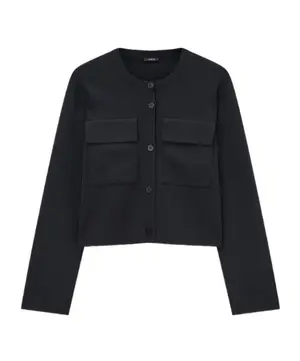JOSEPH Viscose Knit Stretch Cardigan Jacket - Black