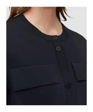 JOSEPH Viscose Knit Stretch Cardigan Jacket - Black