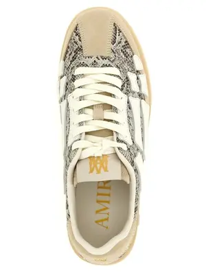 Amiri Snake Pacific Bones Low-top Sneakers - Nude