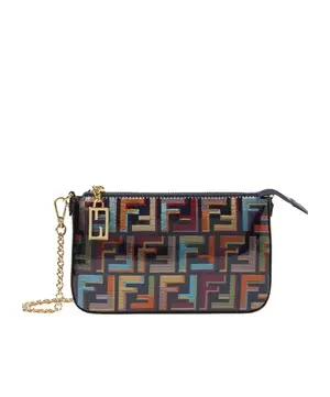 Fendi Printed Clutches