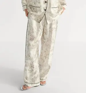 Dior Floral Print Pyjama Pants