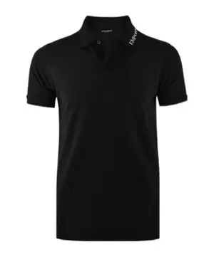 Emporio Armani Short-sleeve Polo Shirt - Black