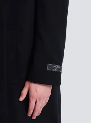Balmain Oversized Wool And Cashmere Coat