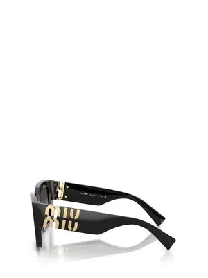 Miu Miu Square Frame Sunglasses - Black