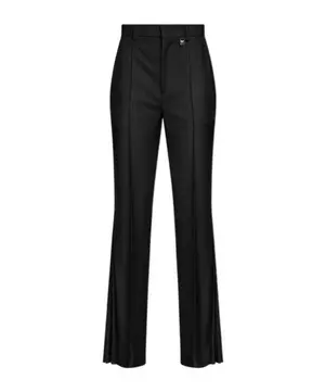 Giuseppe Di Morabito Pleated Flared Trousers - Black