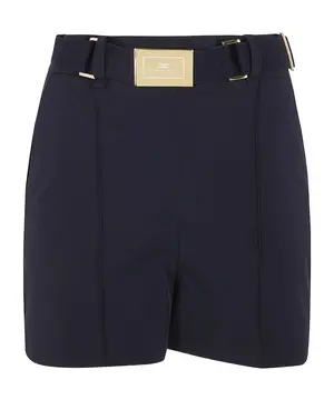 Elisabetta Franchi Slim Leg Shorts For Women