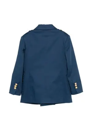 Balmain Buttoned Double-breasted Blazer - Blue