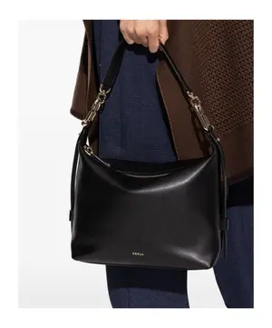 Furla Tonie Medium Shoulder Bag - Black