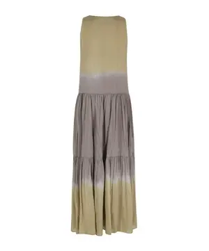 ROBERTO COLLINA Sleeveless V-neck Maxi Dress