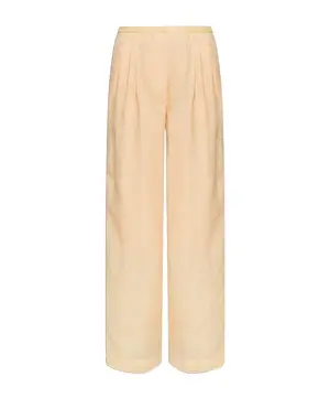 FORTE_FORTE Pleated Casual Pants - Orange