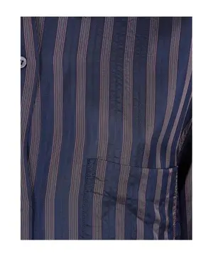 Dries Van Noten Dayley" Striped Long Sleeve Dress