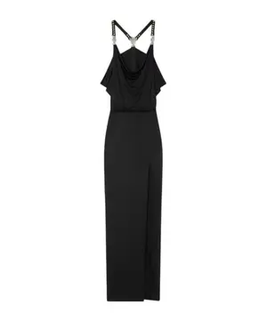 Versace Sleeveless Gown With Crystal Embellishments