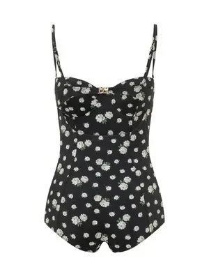 Dolce & Gabbana Floral Print One-piece Swimsuit - No