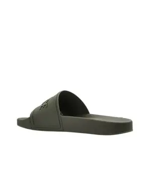 Versace Logo Raised Open-toe Slides