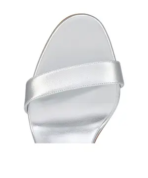 CHRISTIAN LOUBOUTIN Miss Z Stiletto Sandals - Silver