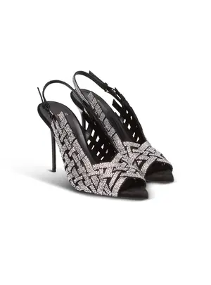 Balmain Embellished High-heeled Sandals
