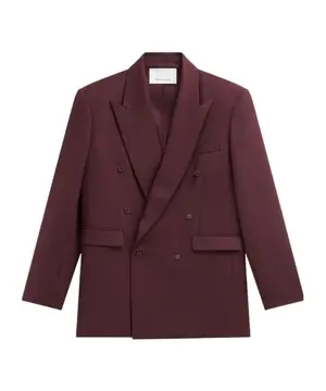 THE FRANKIE SHOP Monterey Double-breasted Blazer - Red