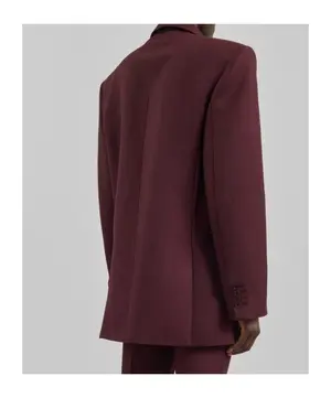 THE FRANKIE SHOP Monterey Double-breasted Blazer - Red