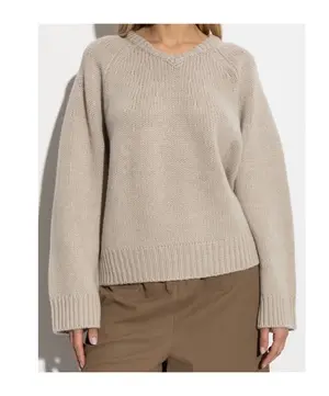 LISA YANG Oia Cashmere Sweater - Nude