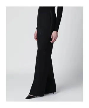 Balenciaga Tuxedo Tailored Wide-leg Pants