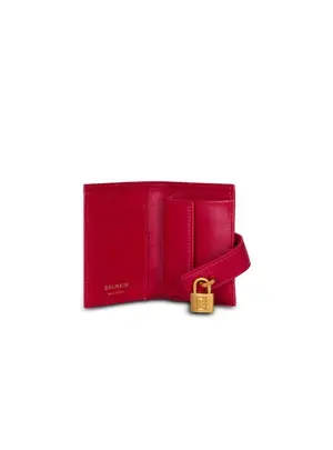 Balmain Pulse Leather Purse - Pink