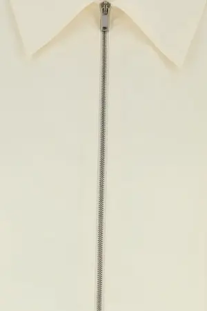 JIL SANDER Zip-up Poplin Shirt