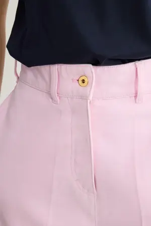 PATOU High-waist Bermuda Shorts - Pink