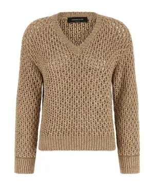 Fabiana Filippi V-neck Mouline Knitted Jumper