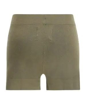 Extreme Cashmere Ribbed Knit Shorts - Army