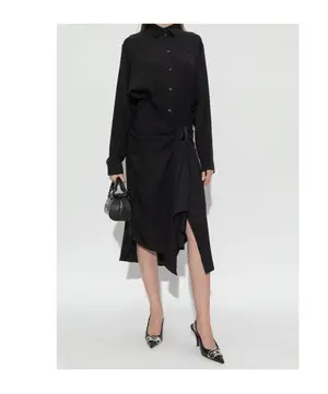 DIESEL® D-iiletta Button Knot Midi Dress