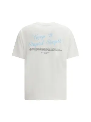 Off-White Kiss" Quote Crewneck T-shirt - White