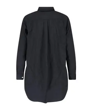 Comme Des Garçons Long Sleeve Shirt With Lapel Collar