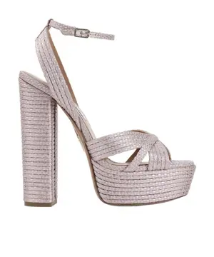 AQUAZZURA Sundance Plateau Sandals - Nude