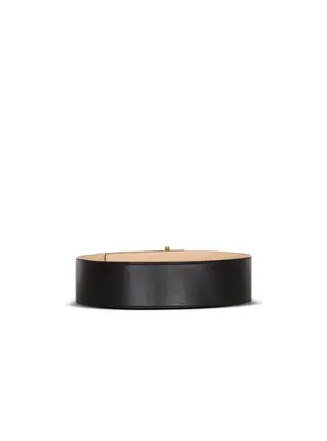 Balmain Calfskin T-bar Belt