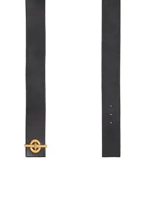 Balmain Calfskin T-bar Belt