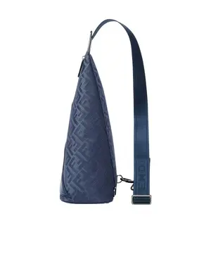 Fendi Ff Cono Large Backpack - Blue
