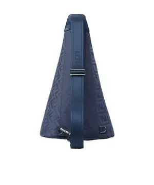 Fendi Ff Cono Large Backpack - Blue