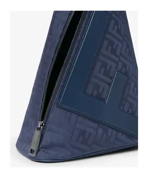 Fendi Ff Cono Large Backpack - Blue