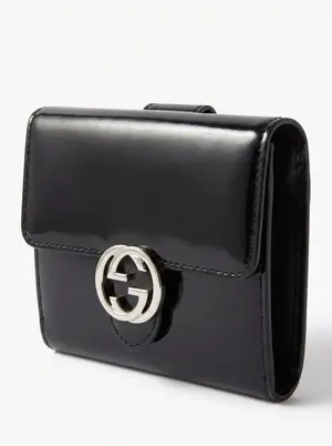 Gucci Logo Wallet - Black