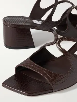 JIMMY CHOO Chunky High Heel Sandals