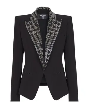 Balmain Embroidered Six-button Jacket
