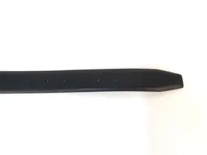 Giorgio Armani Logo Detail Leather Belt - Black