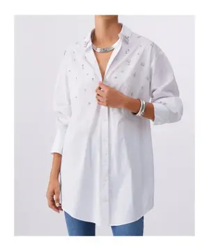 Liu Jo Embellished Shirt Dress